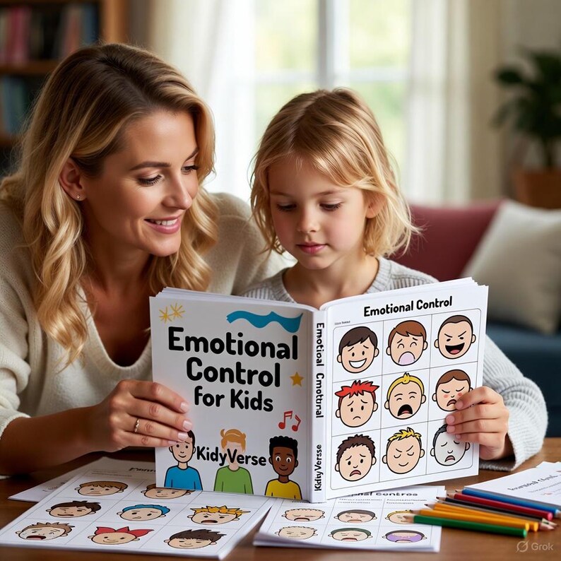 Emotional Control Worksheets for Kids | Calm Down Tools for Big ...