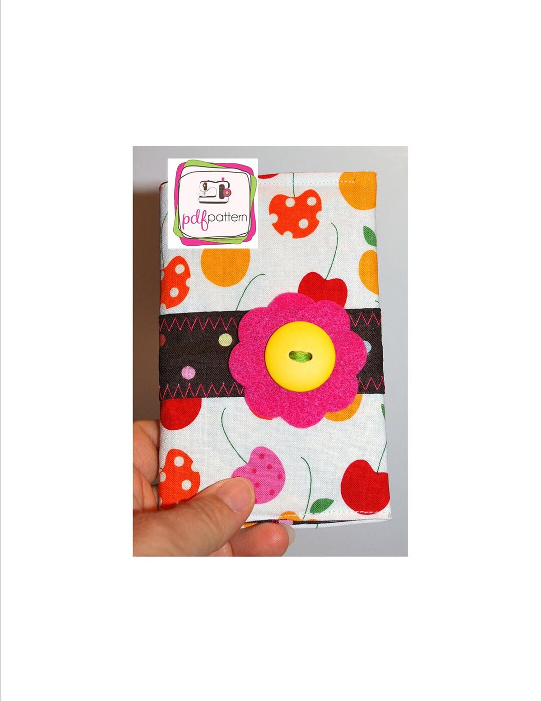 Pdf Mini Composition Notebook Cover Sewing Pattern - Instant Download