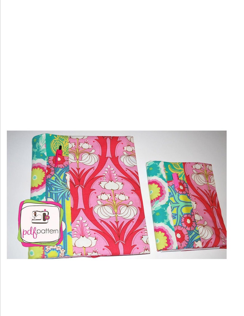 Pdf Spiral Fabric Notebook Cover Sewing Pattern (now in 2 Sizes ...