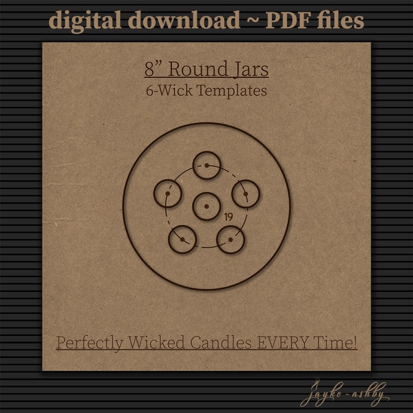 Wick Centering Template - Etsy