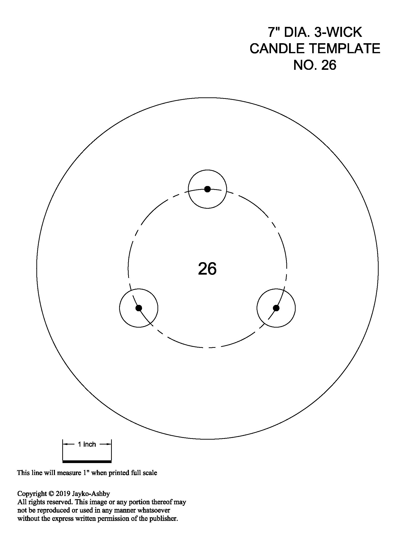 Printable Wick Centering Template Printable Templates Free