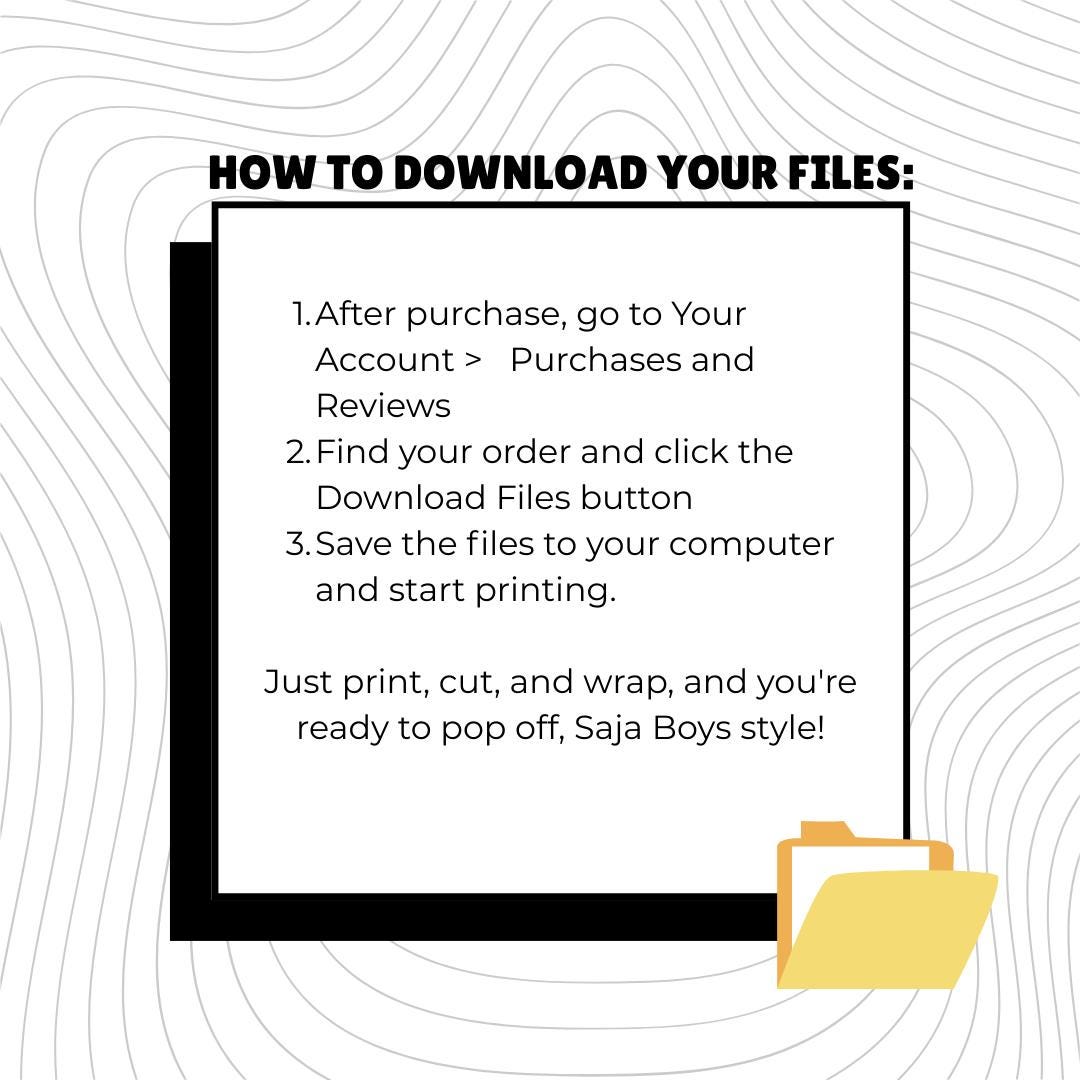 Saja Boys Soda Pop Can Wrapper Label | Kpop Demon Hunters Printable ...