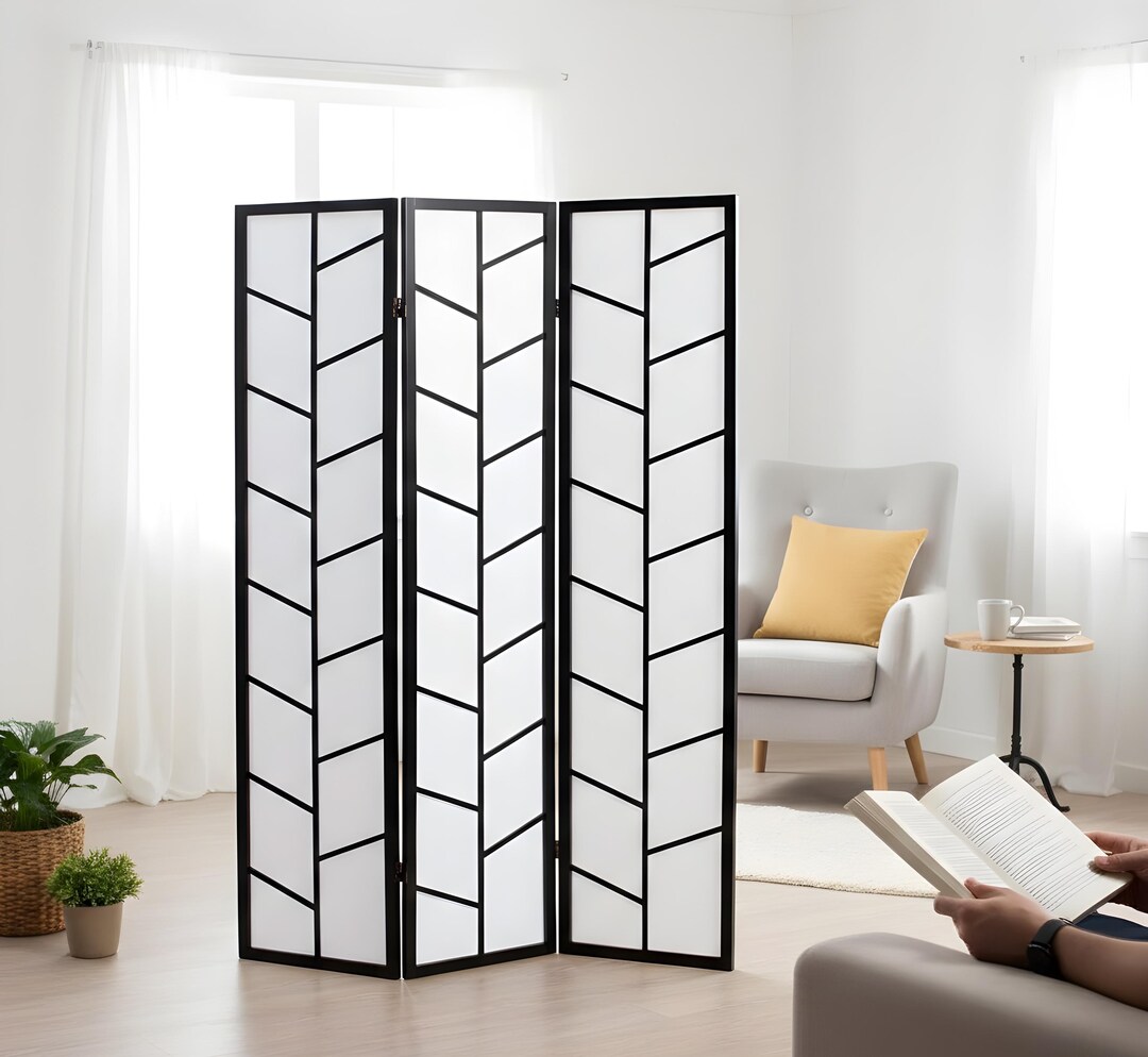 Handcrafted Wooden Room Divider Partition Separator Customized Color ...