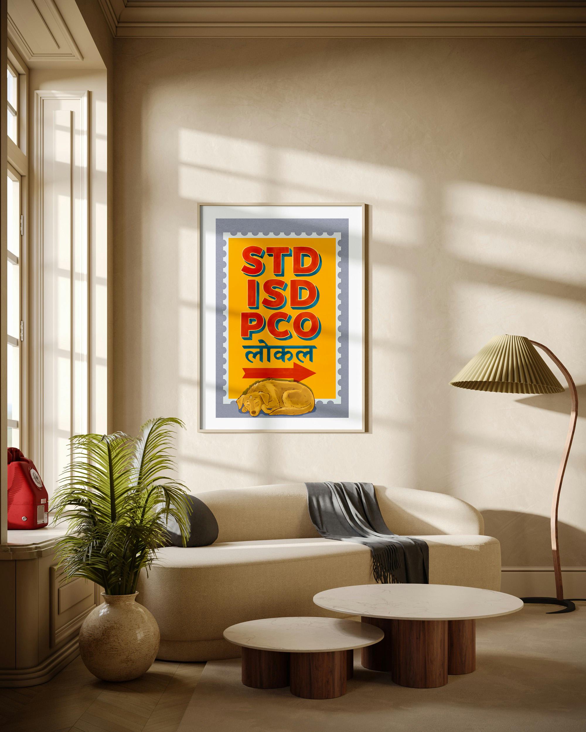 Indian STD ISD Sign Art Print: Nostalgic Retro Decor (digital Download ...