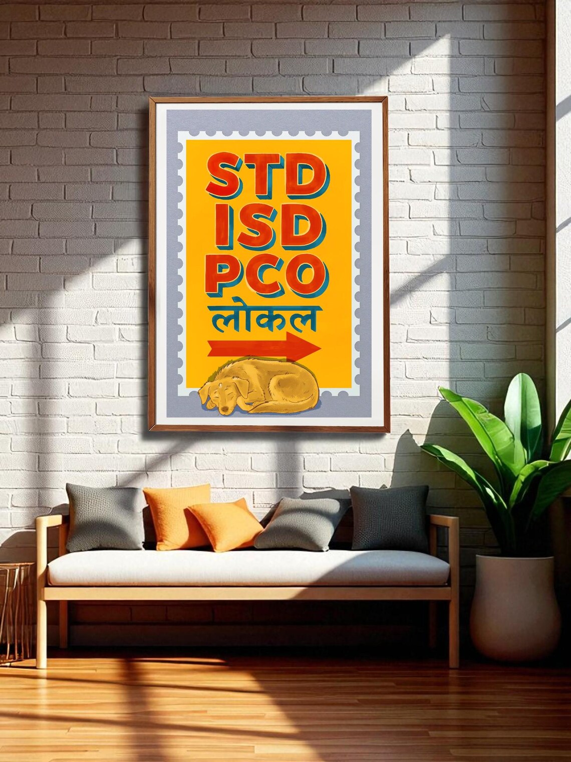 Indian STD ISD Sign Art Print: Nostalgic Retro Decor (digital Download ...