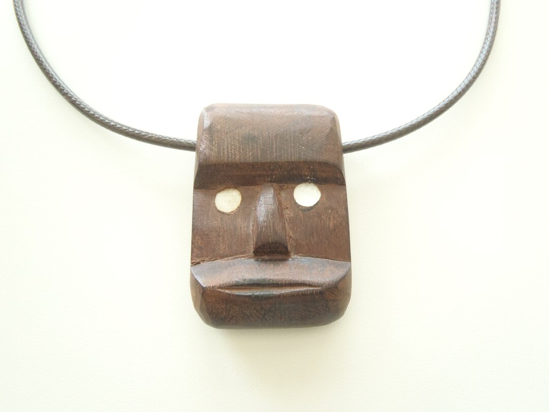 Vintage New Zealand Maori Hand Carved Tiki Pendantdoes This Unusual ...