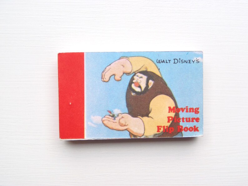 One Walt Disney Productions Flip Book Small Animation Booklet - Etsy