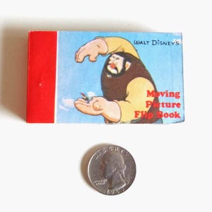 One Walt Disney Productions Flip Book Small Animation Booklet - Etsy