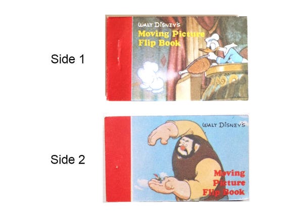 Collectibles One Walt Disney Productions Flip Book Small Animation ...