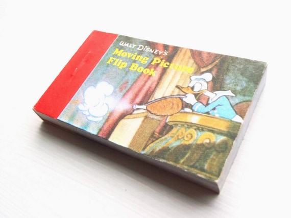 One Walt Disney Productions Flip Book Small Animation Booklet | Etsy
