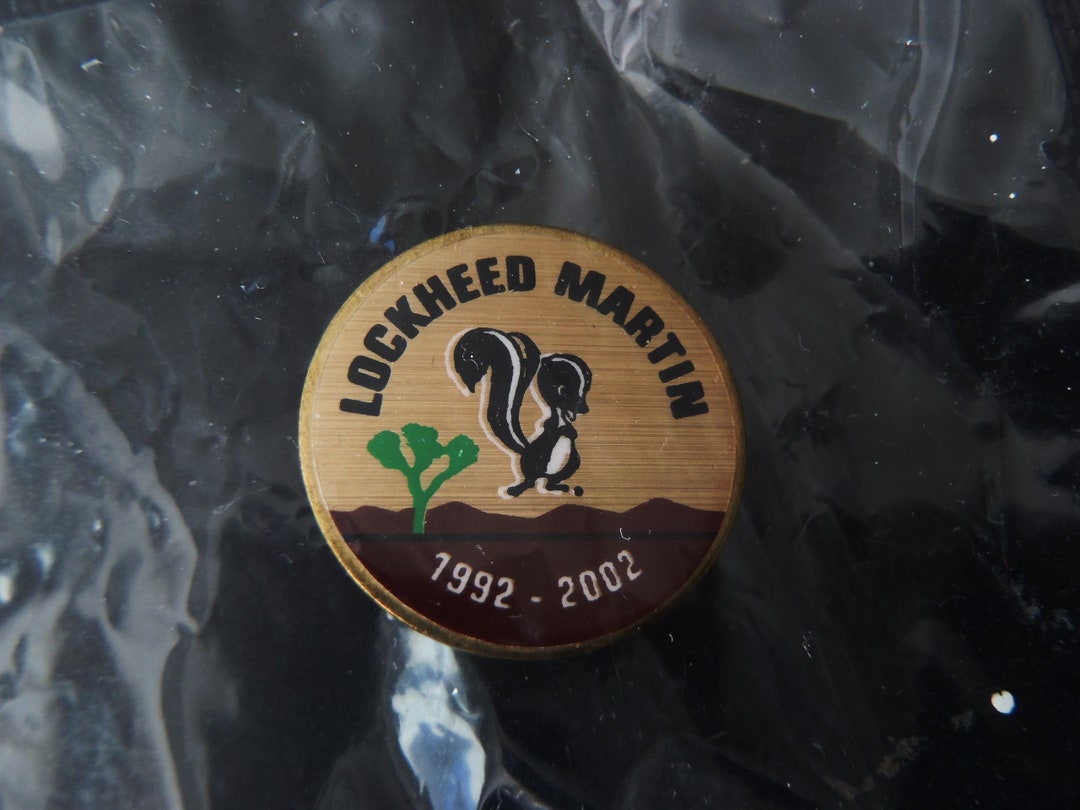 Lockheed Martin ADP Skunk Works 1992-2002 Rare Aviation Pin UFO ...