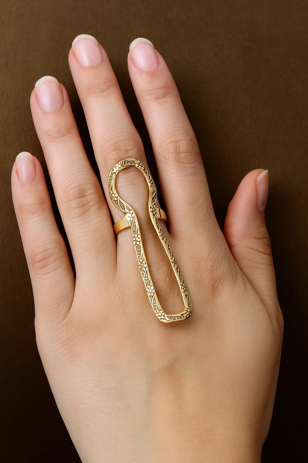 Arthritis Finger MCP Splint Bronze or Sterling Silver 925, EDS Splint ...