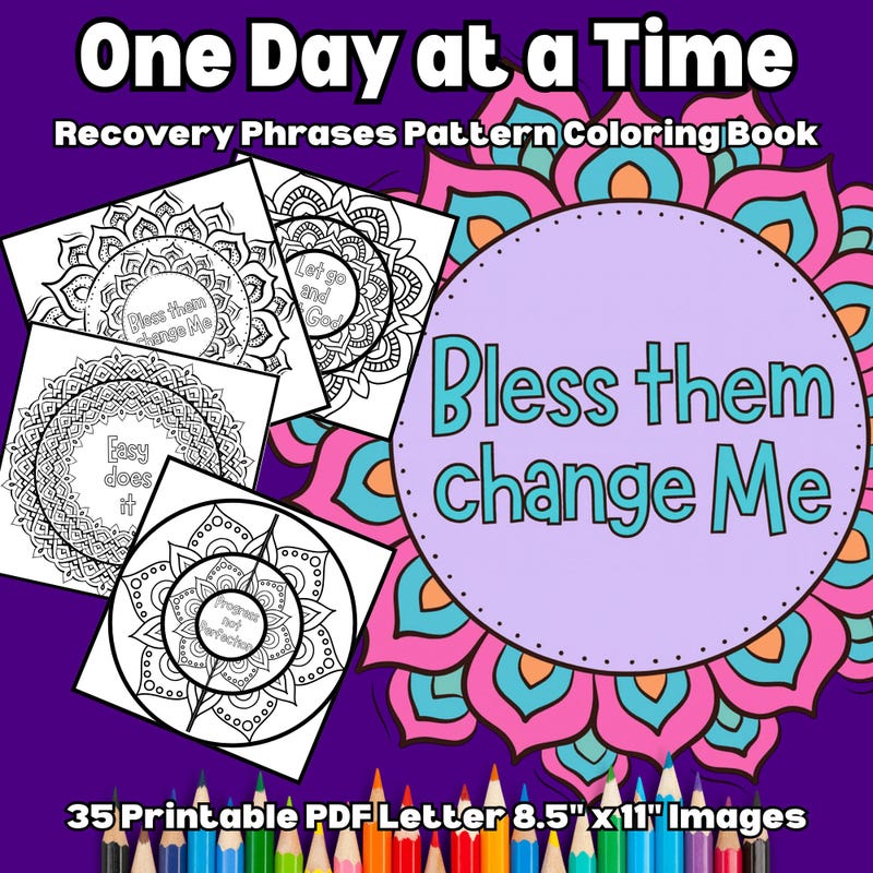 Recovery Coloring Pages - Etsy