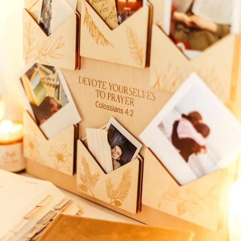 Wooden Prayer Board. Adults and Teens Baptism Gift. War Room. Pastors ...