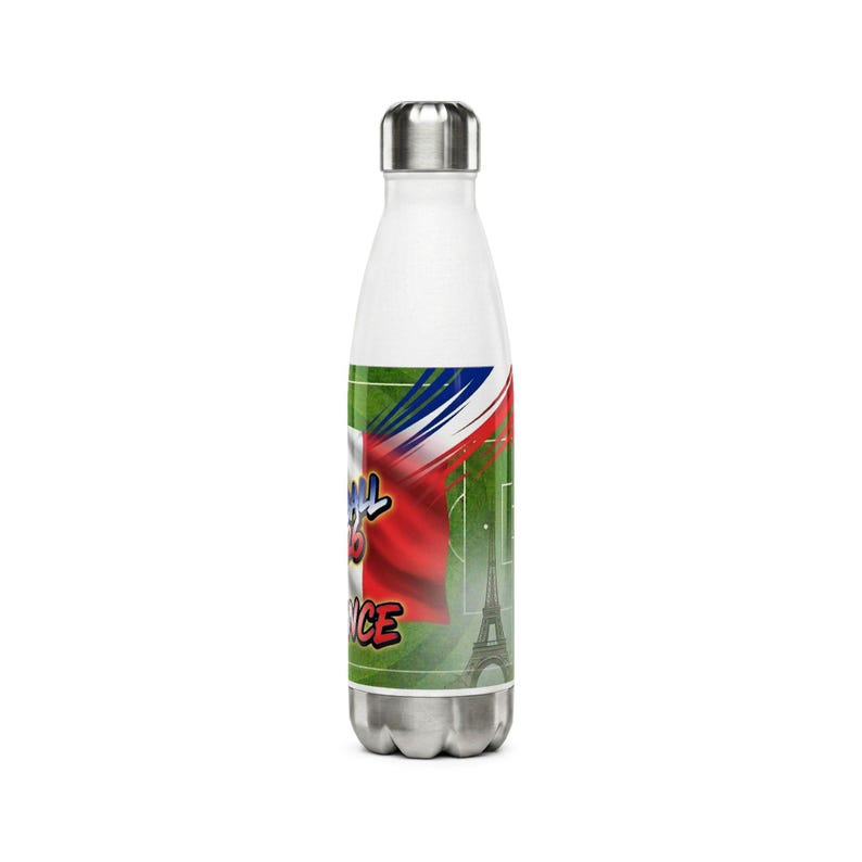 Football 2026 France Water Bottle | Stainless Steel 17oz | Soccer Fan ...