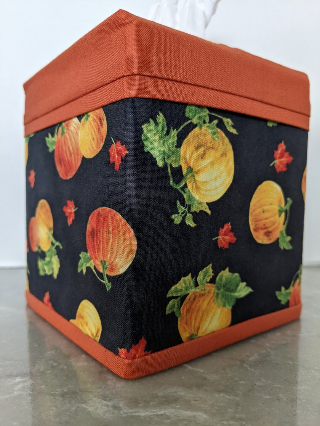 Fall Tissue Box Cover FREE SHIPPING - Etsy