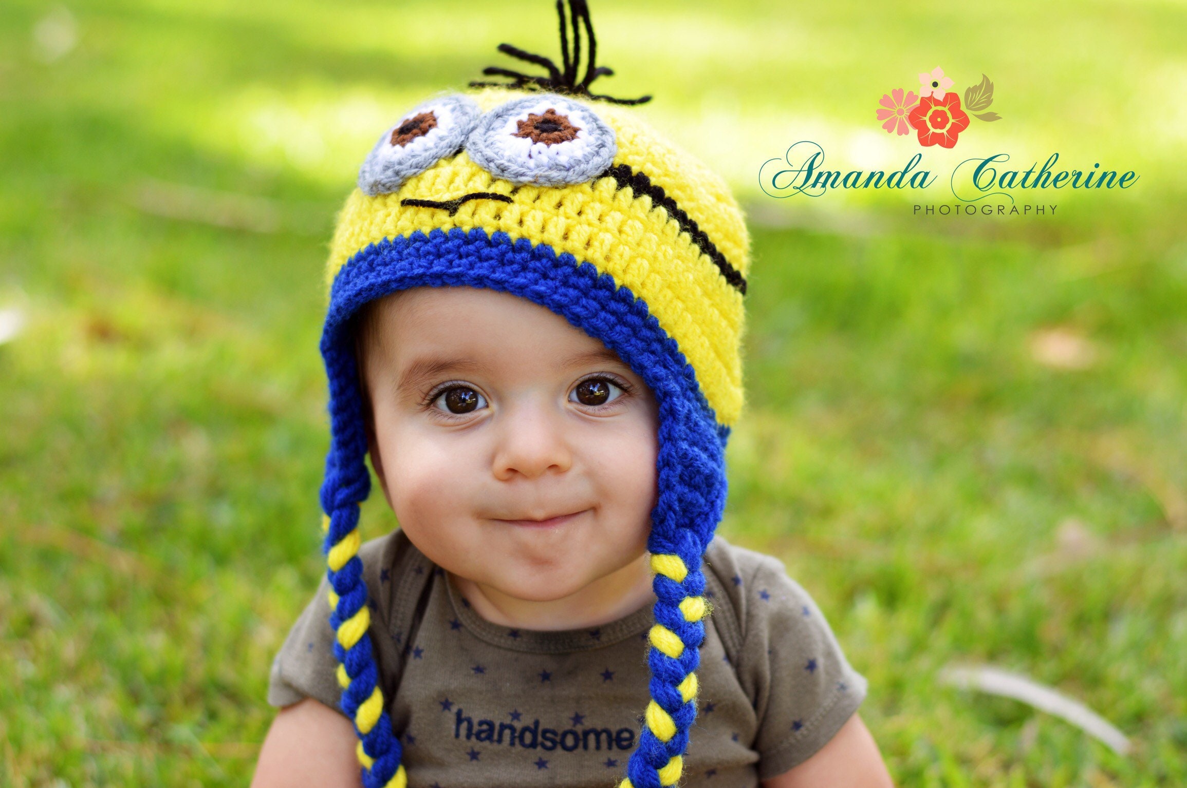 Minion Hat, Halloween Costume, Photo Prop, Crocheted Minion Hat - Etsy