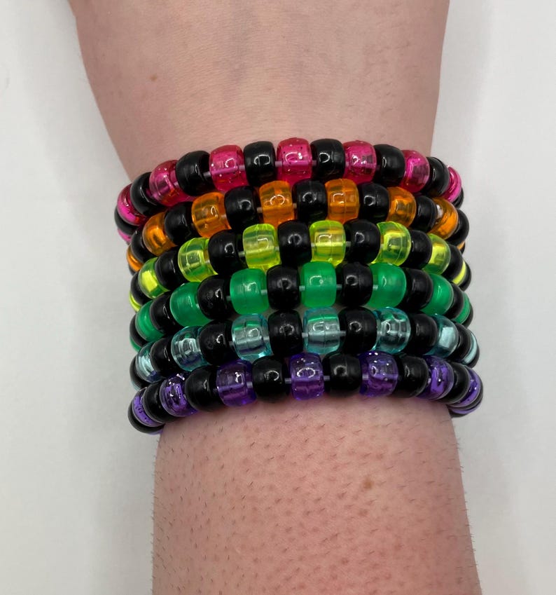 Kandi Scene Emo Bracelets (singles or Custom!) - Etsy Australia