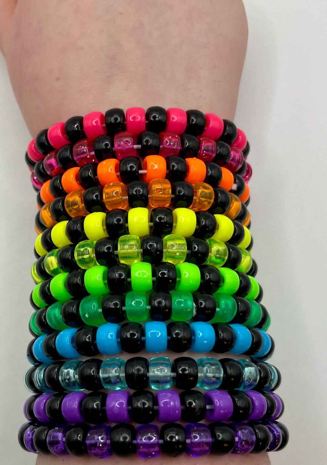Kandi Scene Emo Bracelets (singles or Custom!) - Etsy Australia
