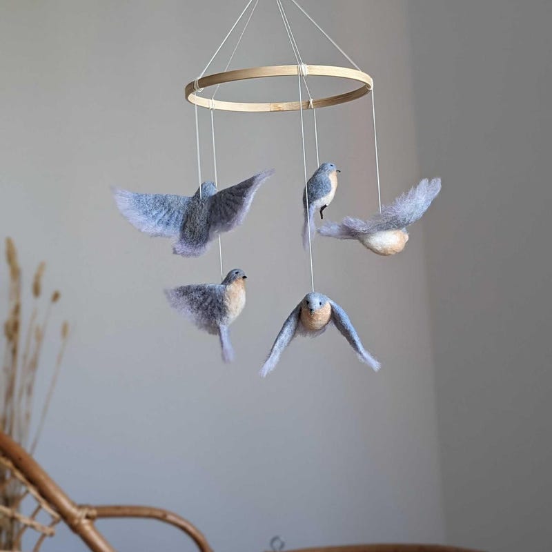 Flying Bird Mobile - Etsy