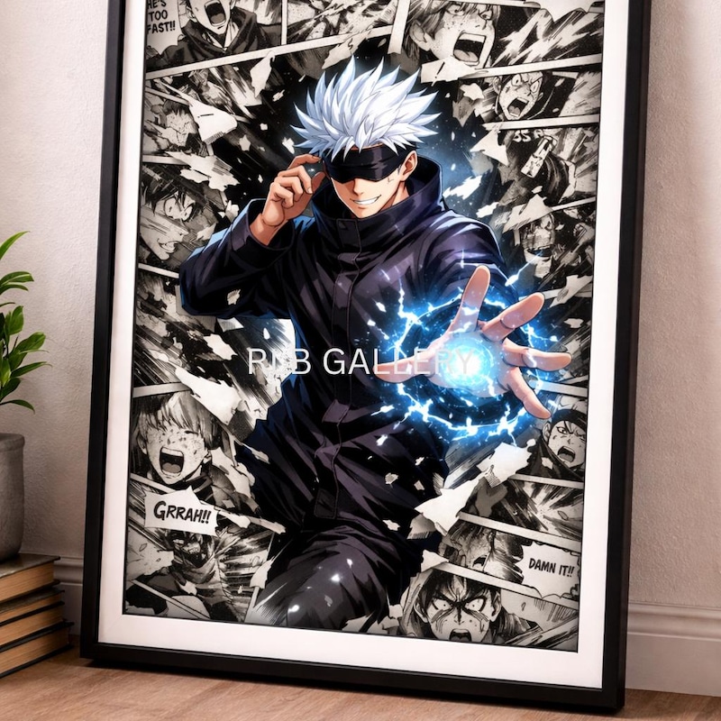 Jujutsu Kaisen Gojo Poster - Etsy