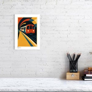 Tube | Giclée Print | Wall Art | Pop Art | Bauhaus | Abstract - Etsy