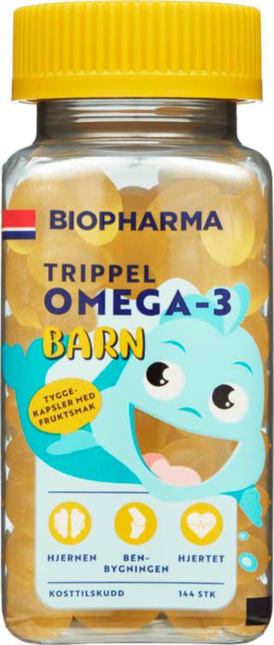 Trippel Omega-3 Barn 144stk Biopharma/ Made in Norway /kids - Etsy