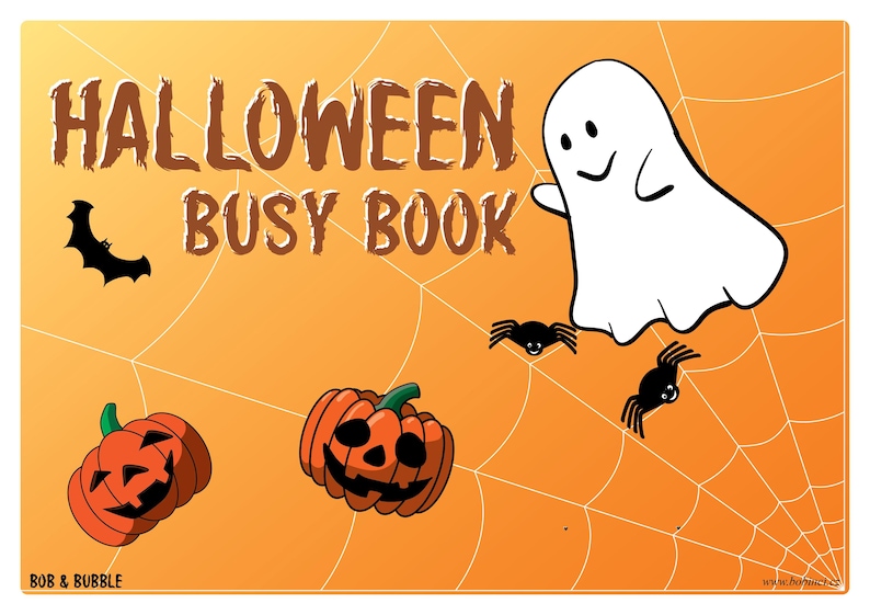 Halloween Busy Book PDF - Etsy New Zealand