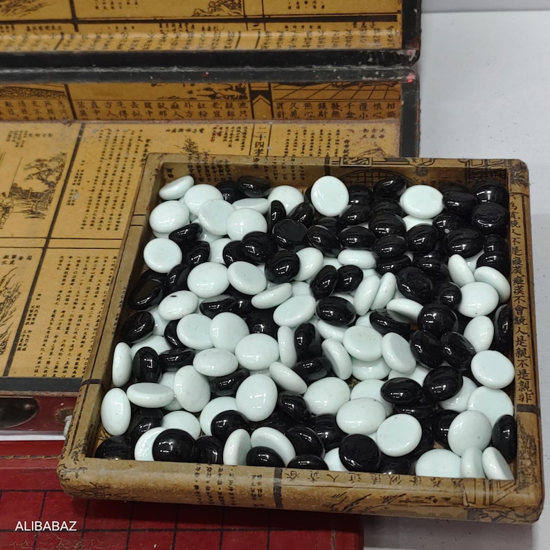 Vintage GO Mahjong Chinese Game | Board With Full Box - Etsy