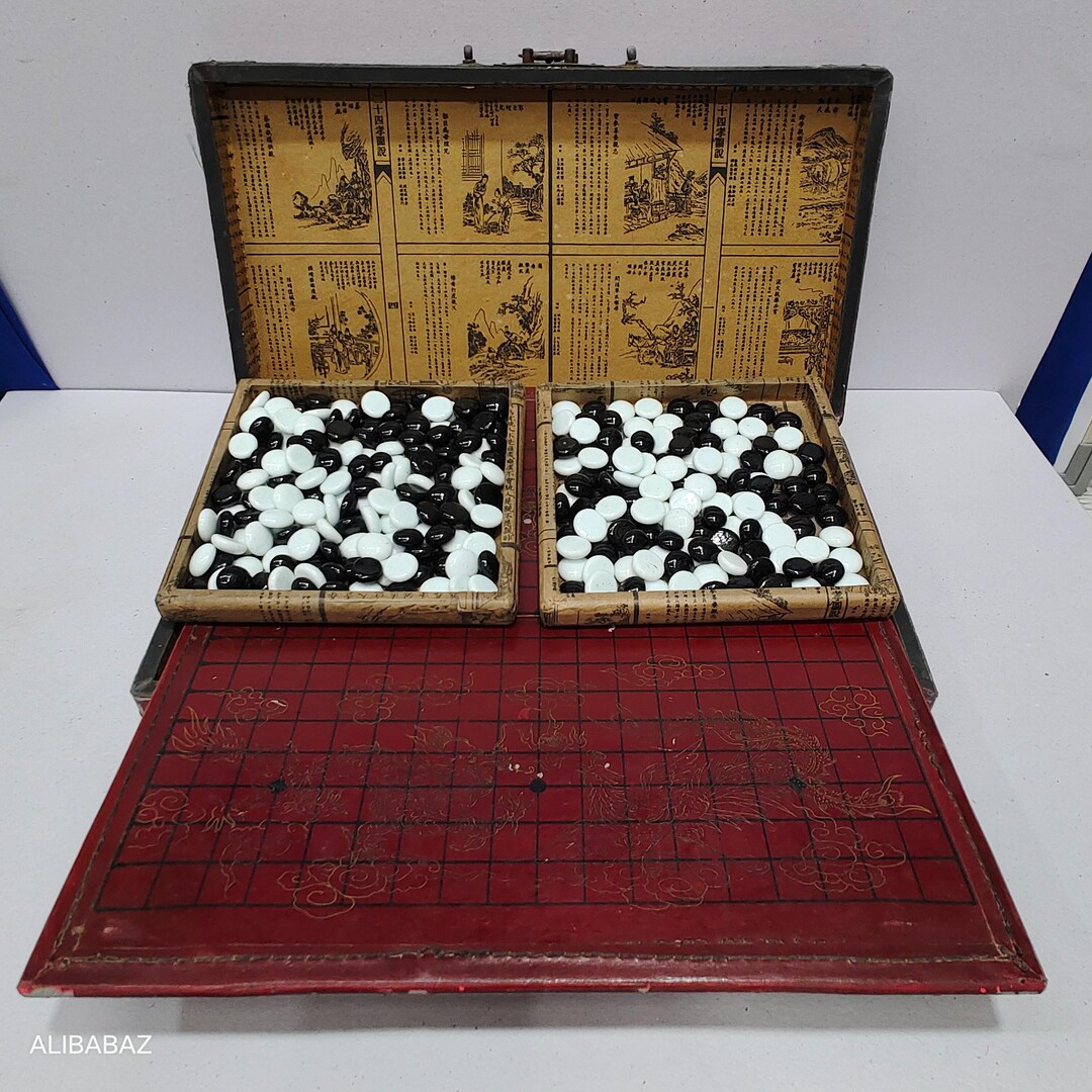 Vintage GO Mahjong Chinese Game | Board With Full Box - Etsy