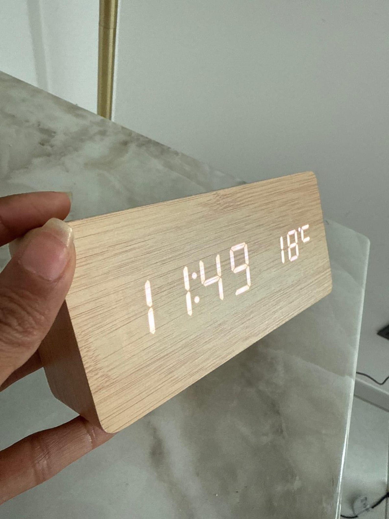 Handmade Beatifull Wooden Digital Clock | Desk Office Decor Home Decor ...