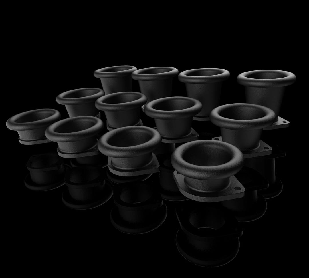 DCOE Carburetor Velocity Stack Set - Ram Pipe Design - Set of 4 - Etsy