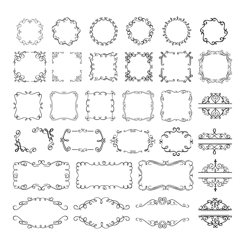 Decorative Borders for Signs - Etsy UK