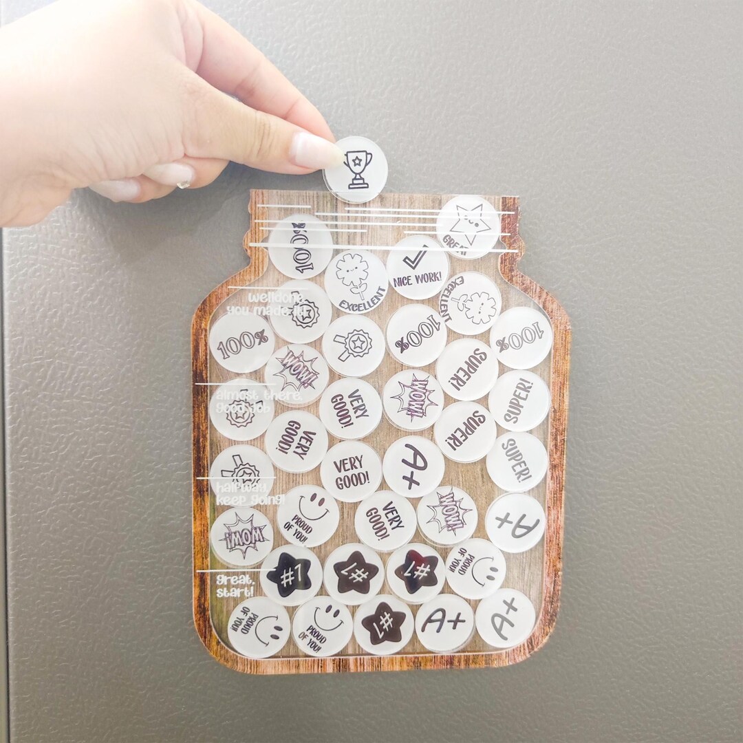 Personalized Compliment Reward Jar for Kids, Custom Magnetic Jar for ...