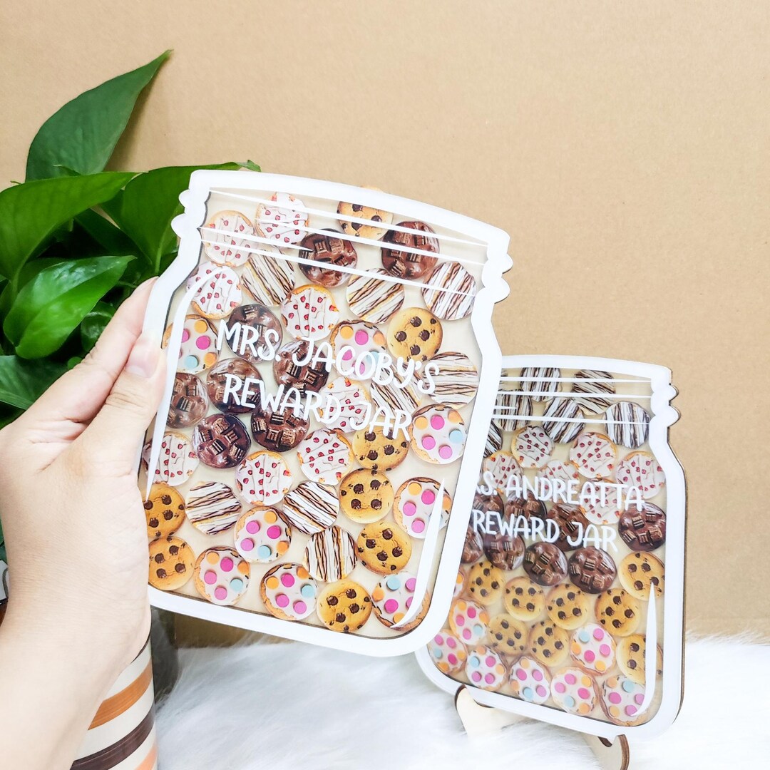 Personalized Cookies Tokens Reward Jar Magnetic, Custom Sports Reward ...