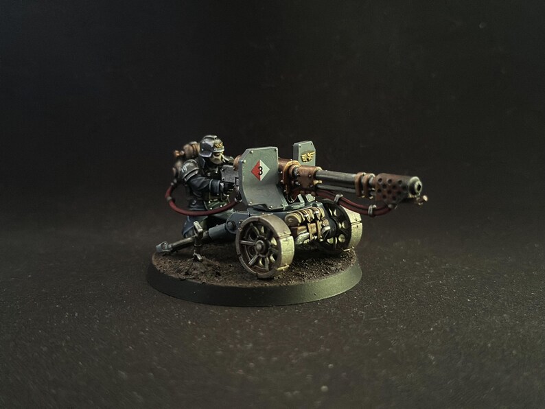 Warhammer 40k – Krieg Heavy Weapons Squad | Pro Painted Miniatures ...
