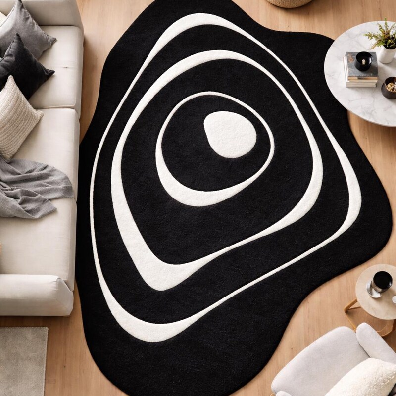 Oval and Irregular Rugs - Etsy