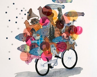 Multimedia Painting | Etsy