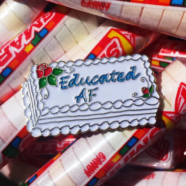 Cake Enamel Pin - Etsy