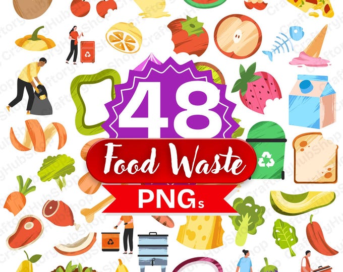 16 Compost Heap Clipart Watercolor, PNG, SVG, JPG, Eco-friendly, Garden ...