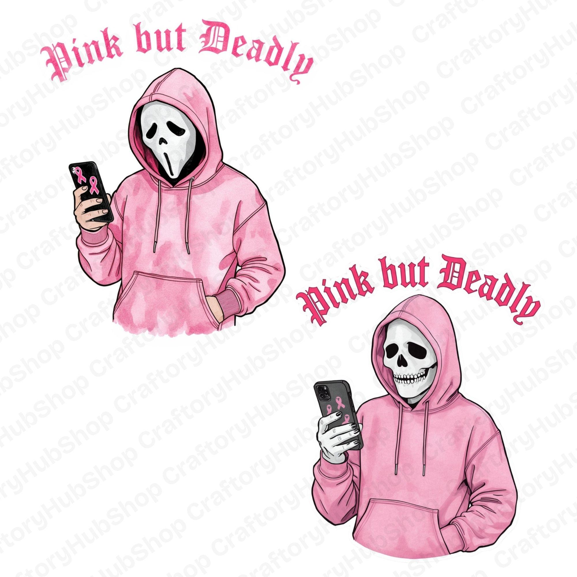 Ghostface Pink but Deadly Clipart, Girly Horror Printable Art JPG File ...