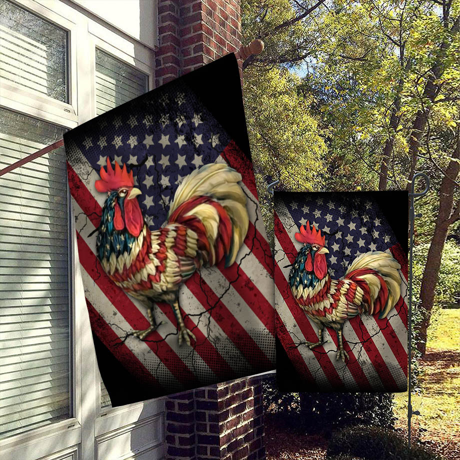 Chicken Happy Independence Day, Chicken Fourth Of July Flag, Chicken ...