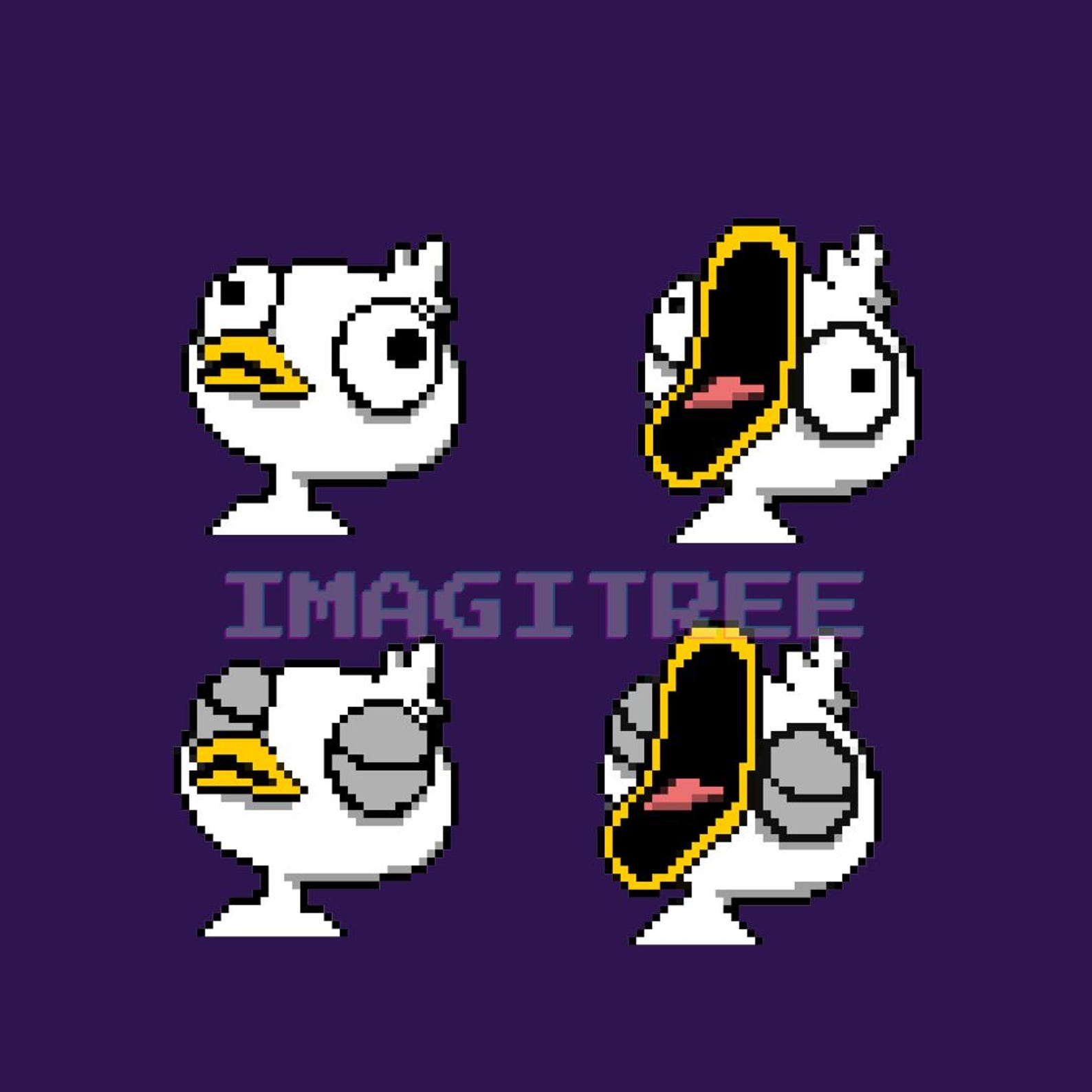 Animated Pixel Silly Goose Pngtuber Model, Veadotube Mini File, Twitch ...