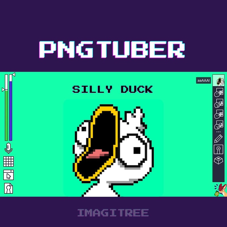 Animated Pixel Silly Goose Pngtuber Model, Veadotube Mini File, Twitch ...