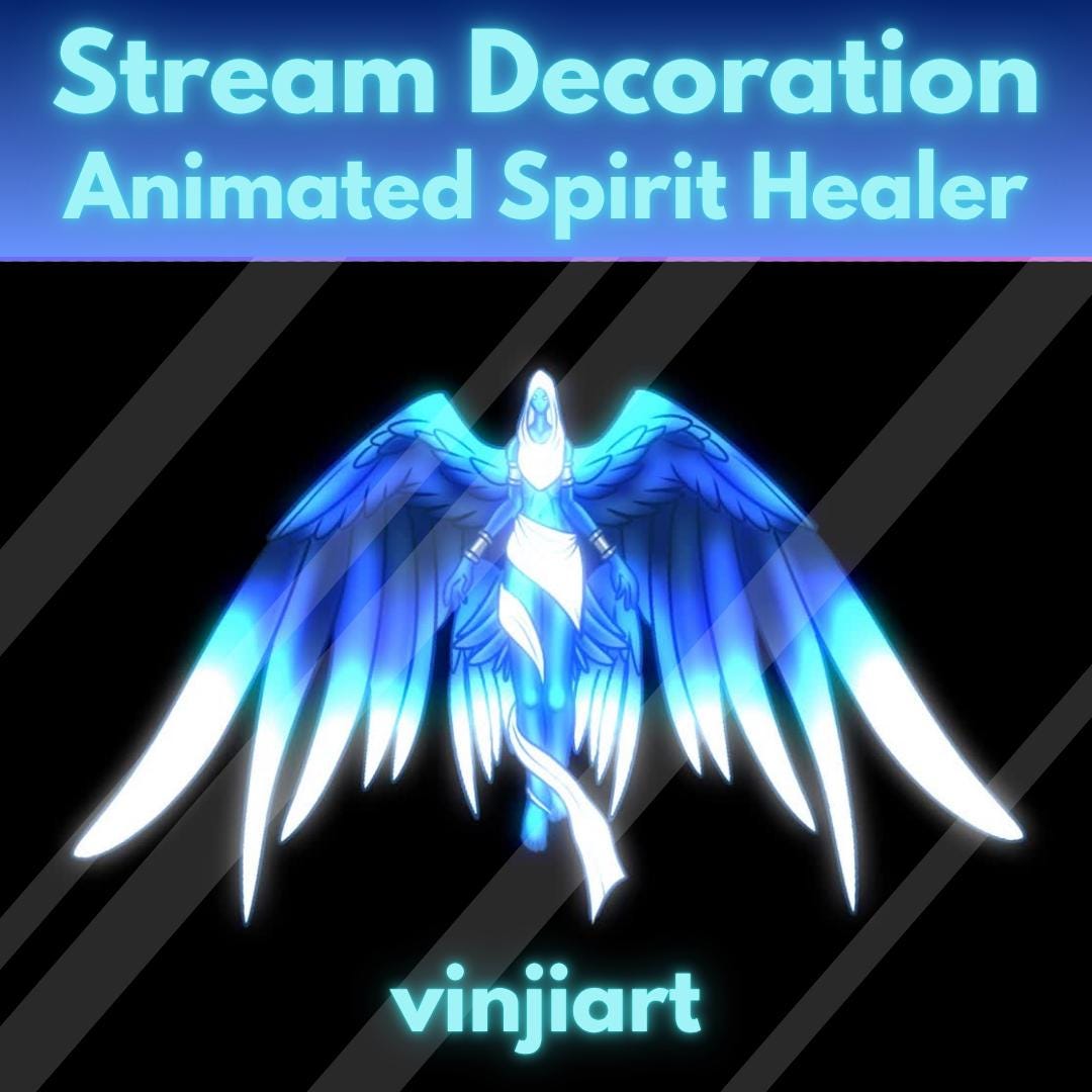 Animated Spirit Healer Stream Decoration, Overlay (digital Download) - Etsy
