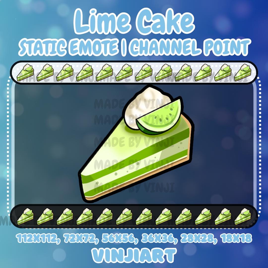 Key Lime Pie PNG Emote | Channel Point | Sub Badge for Streaming Twitch ...