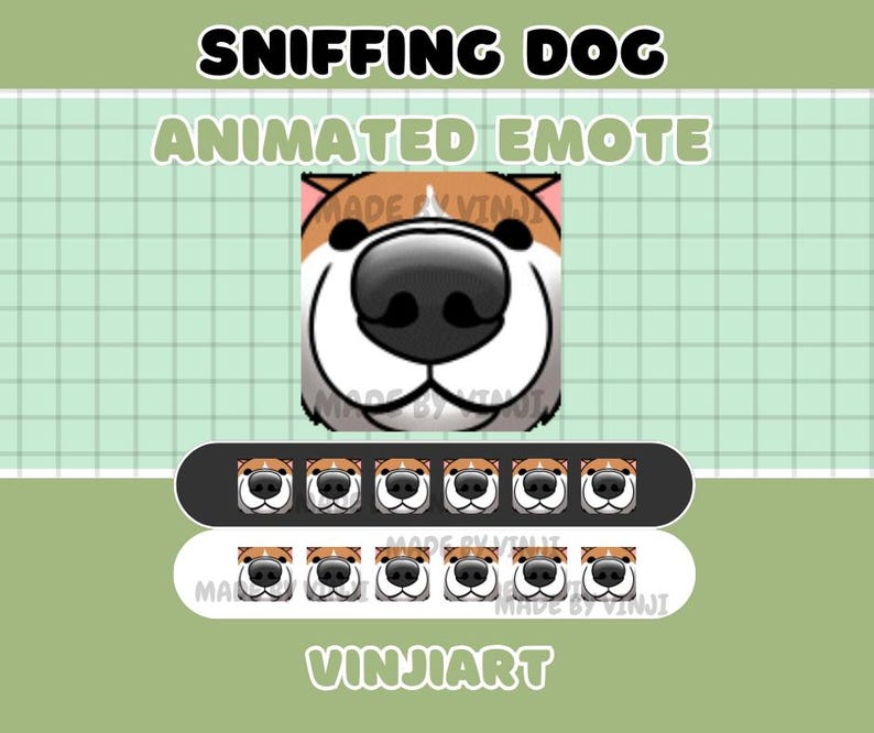 Sniffing Dog Meme Twitch Emote - Etsy