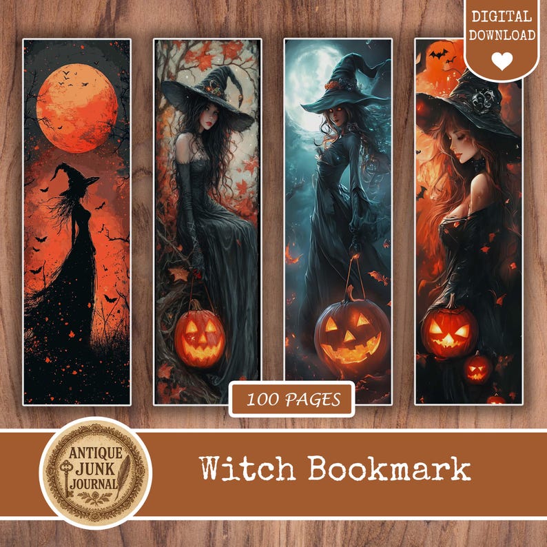 Witch Junk Journal Printables, Witchcraft Junk Journal Pages, Vintage ...