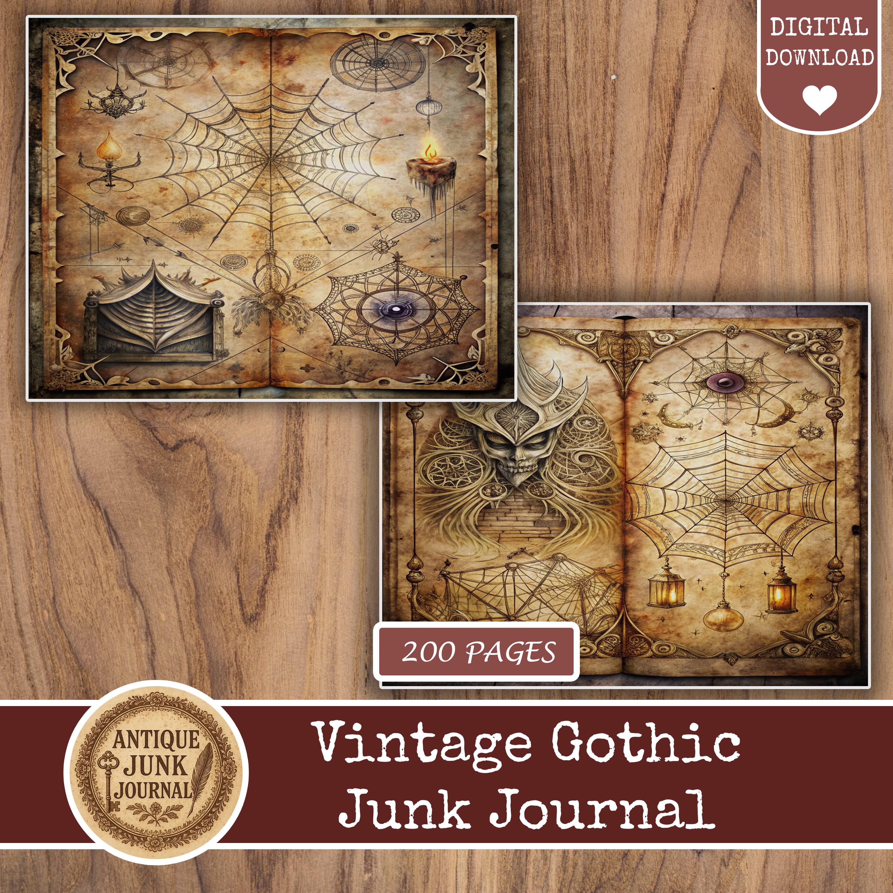 Gothic Junk Journal Kits, Gothic Journal Kits, Junk Journal Supplies ...