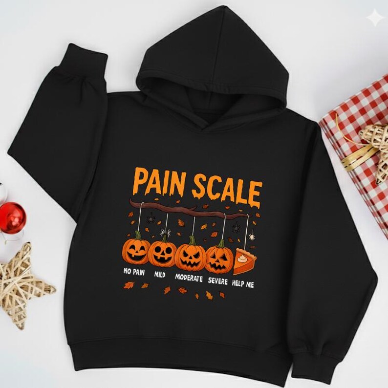 Pumpkin Pain Scale PNG: Funny Halloween Design (digital Download) - Etsy